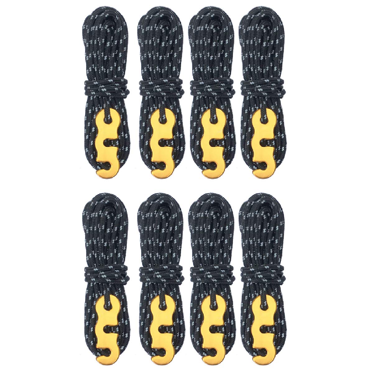 商品情報商品の説明主な仕様 【セット内容】直径3mm、4/8本、一本4m、アルミ自在金具付き。【素材】ナイロン＋ポリエステル、強度に優れ摩耗にも強い、衝撃を吸収しやすい、紫外線に強く環境を選ばない、悪天候に強いなどのメリットがあります、耐久...