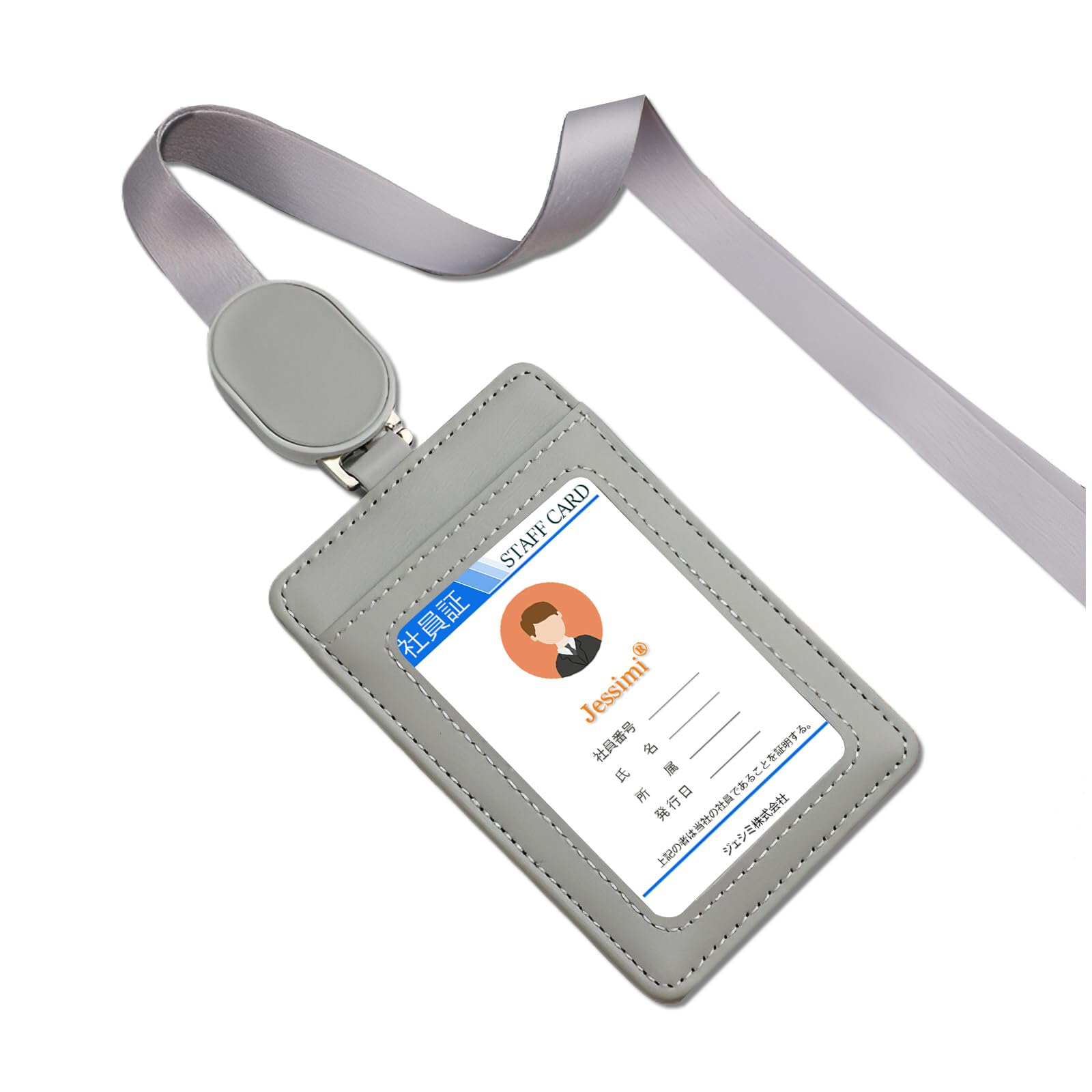 商品情報商品の説明主な仕様 【社員証ケース仕様】横型と縦型二種類選択可能 サイズ ： 約 8.6*5.4cm リール長さ: 約40cmbr【本牛革】高品質本革素材でしかっり作りので耐久性は優れています。手に馴染みやすく、なめらかな感触です。...