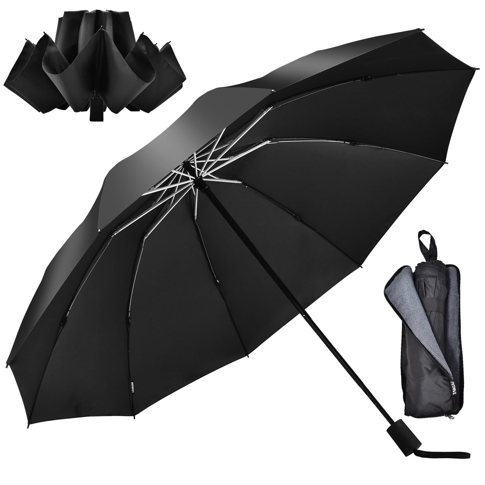 商品情報商品の説明説明 【究極の雨守り伴侶 - TAIKUU 2025年新型折りたたみ傘】 TAIKUUから2025年の新商品、最先端デザインの折りたたみ傘が登場しました！その大きさと強度はあなたの日常生活を一層豊かにします。 この傘はふた...