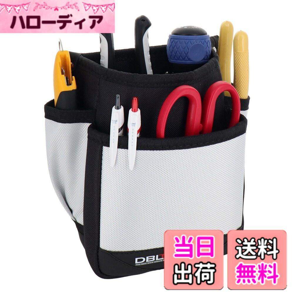 商品情報商品の説明タフ設計の使い心地と安心感。軽量で丈夫な腰袋。表面生地には摩耗に強いバリスティック加工した1680デニール生地を使用。小型なので腰回りがスッキリ。型崩れがしにくく使いやすい。主な仕様 ●サイズ：H190xW150xD90m...