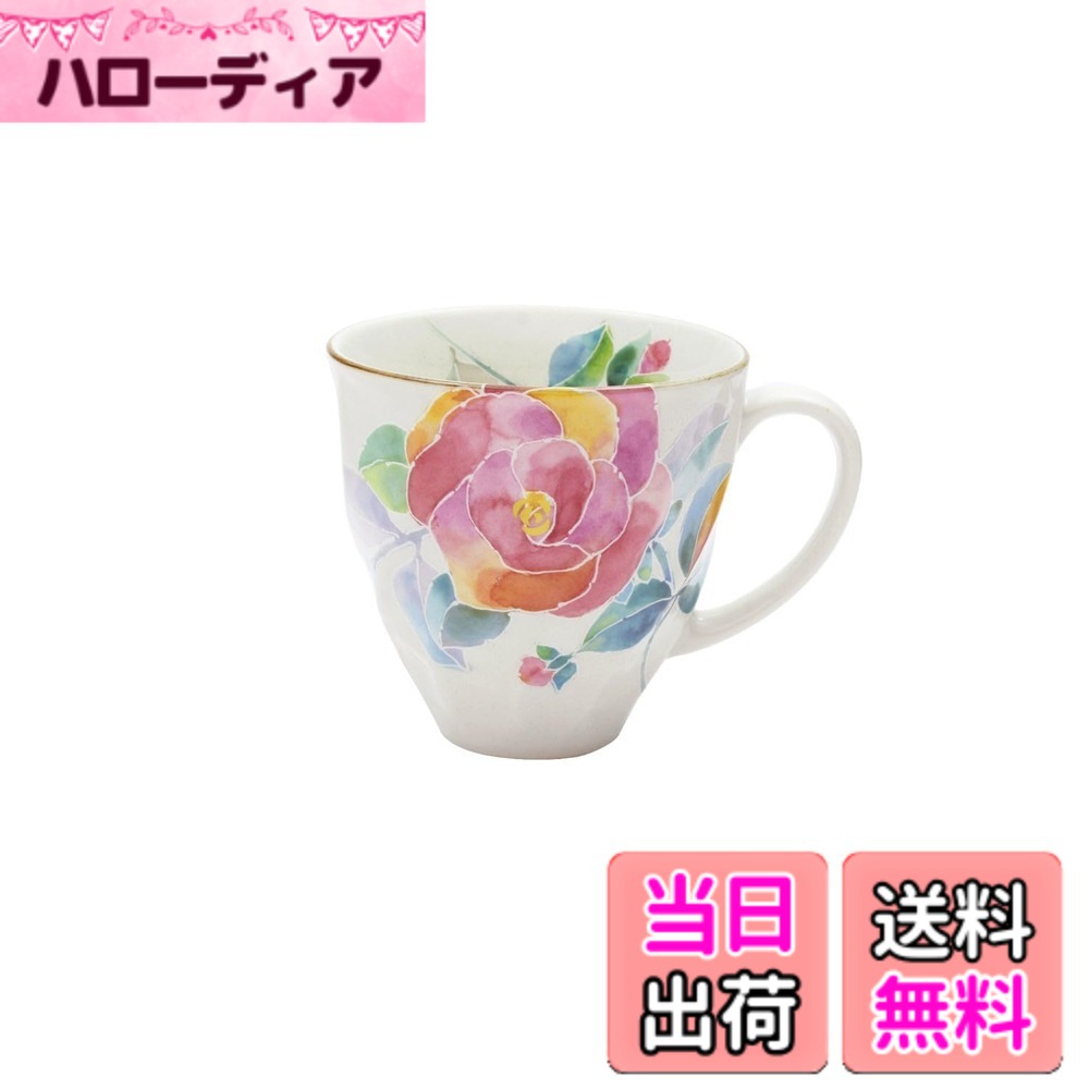 商品情報商品の説明商品紹介 「花ことば」バラ柄のマグカップ ●日頃の感謝の気持ちや願いを込めた、送って喜ばれるギフト主な仕様 サイズ：約φ9 H8.9br本体重量:約300gbr素材・材質:磁器生産国:日本