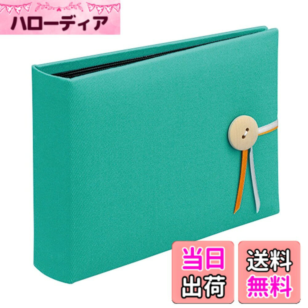 商品情報商品の説明ボタン止め具がかわいいコットンクロス表紙のアルバムです。主な仕様 本体寸法：タテ110xヨコ150x背幅30mmbr本体重量：120g材質：表紙／綿クロス、ボタン／木、リボン／サテン、台紙／ポリプロピレン3層台紙（L判3段...