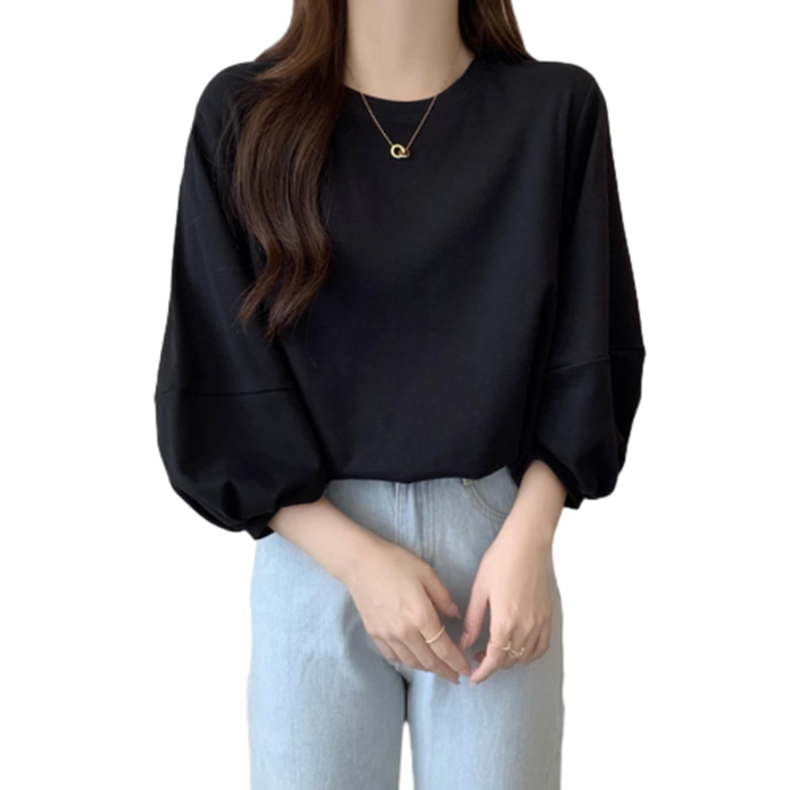 商品情報商品の説明主な仕様 【精巧なデザイン】女性の五分袖Tシャツの外観デザインは非常にエレガントで寛大で、女性の優雅さとファッションセンスをよく示しています。 ラウンドネックデザインなので首元をすっきりと見せてくれます。 ボディラインを強...