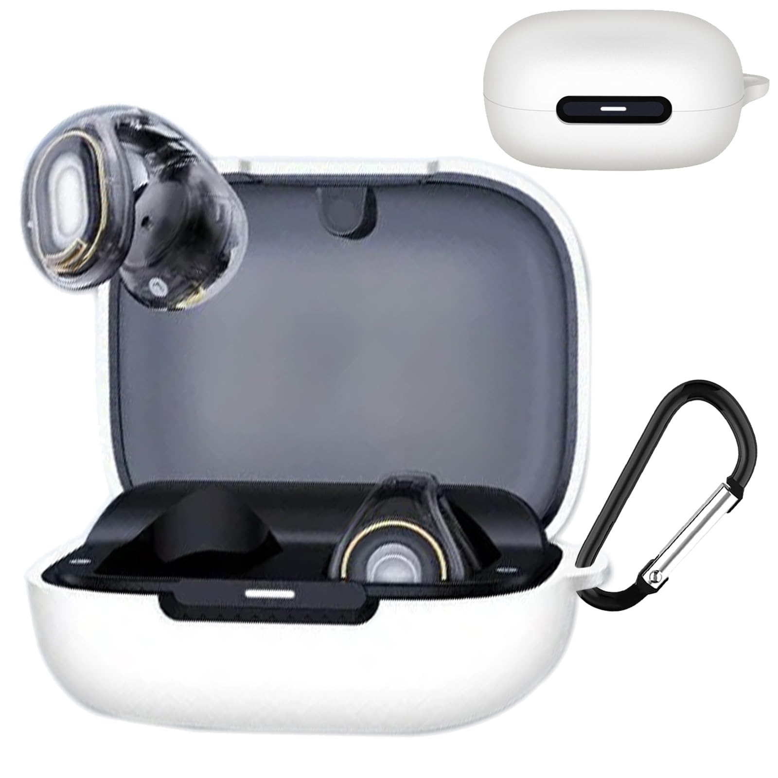 商品情報商品の説明主な仕様 【対応機種】Anker Soundcore C40i にぴったり適用します。（イヤホンと充電ケースは含まれていません）【柔らかなシリコン素材】Anker Soundcore C40iカバーは高品質のシリコン製で、...