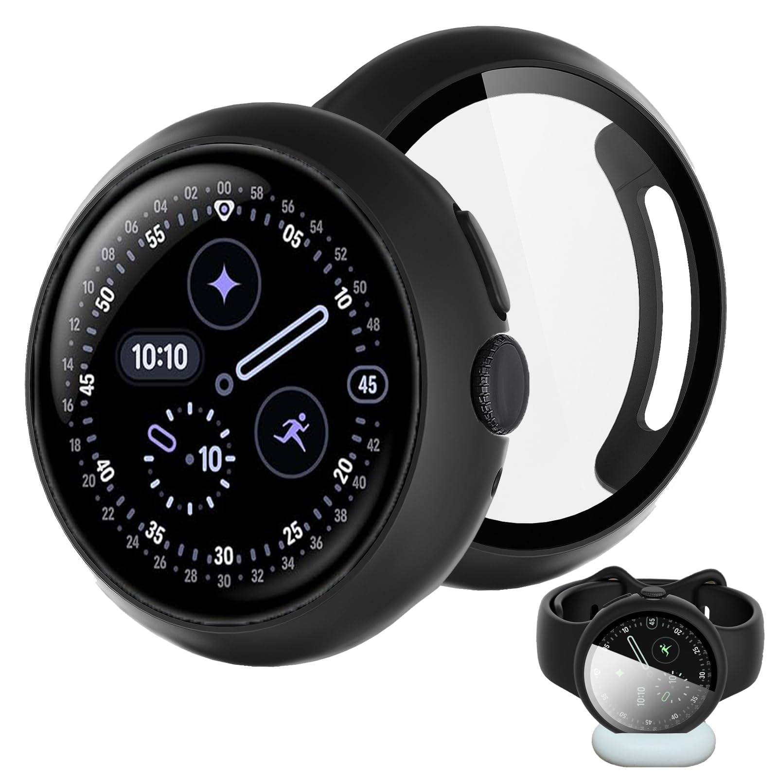 商品情報商品の説明BUITFOU For Google Pixel Watch 4 カバー 45MM Pixel Watch 4 カバー 充電をサポート 超薄型 PC+ガラス素材 一体型 全面保護 装着簡単 耐衝撃 高透過率 指紋防止 傷防...