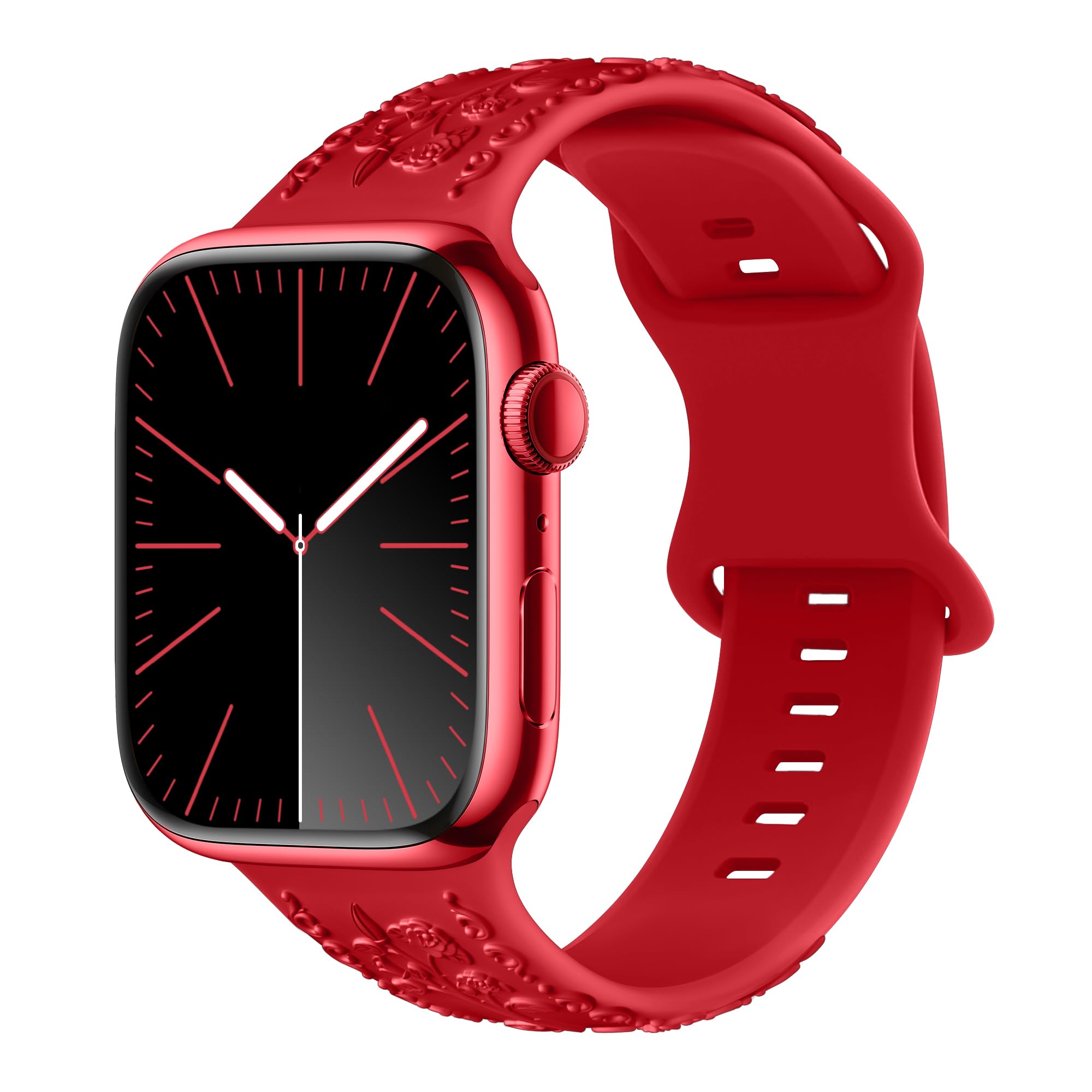 商品情報商品の説明主な仕様 【対応機種】iWatch 49mm/46mm/45mm/44mm/42mm対応。バンドの表面に数個の調整穴があり、長さが自由に調整可能です。手首サイズは170-220mmの方に適します。購入前に、お手首の周りを測...