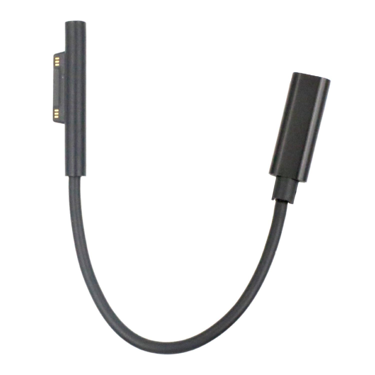 商品情報商品の説明For Surface Connect to USB-C 充電ドングル 15V 65W PD急速充電対応 充電ケーブル Type-C(メス) → DC(オス) ブラック (0.2m) Surface Pro3/4/5/6/...