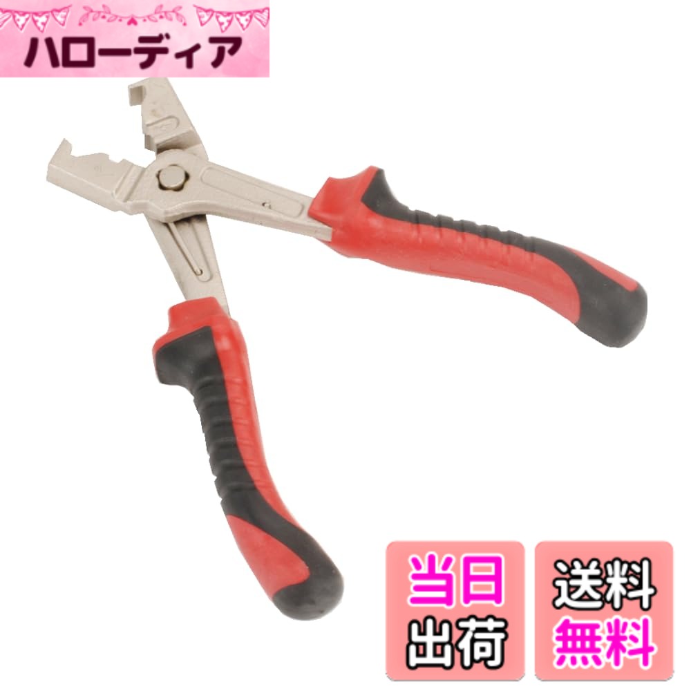 商品情報商品の説明CLIC/CLIC-R規格のホースクランプの取り付けや取り外しに使用する専用プライヤーです。主な仕様 【商品詳細】本体：1本 サイズ：約18cm 素材：PVC、45高炭素鋼【使いやすい湾曲設計】ヘッド部分は掴みやすい角度に...