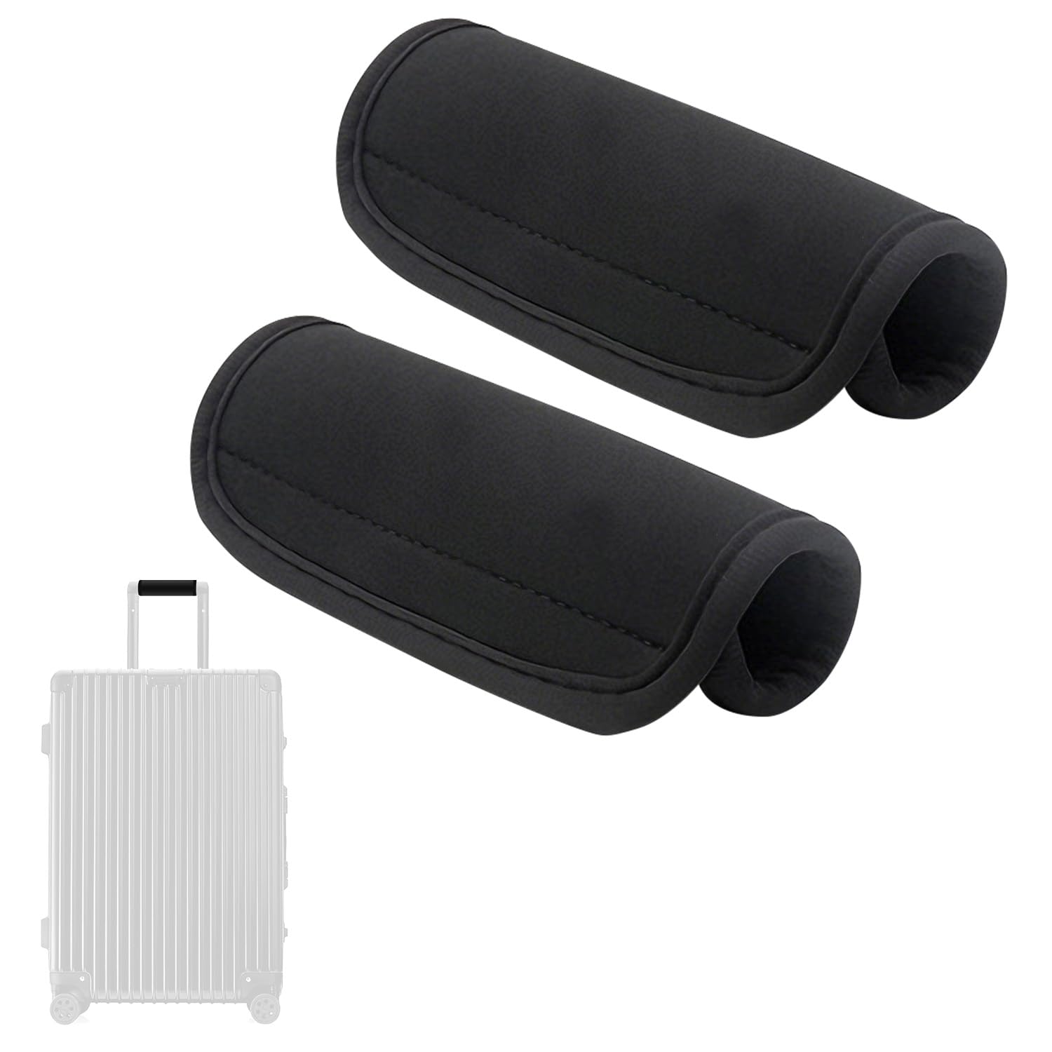 商品情報商品の説明グリップカバー 2個セット スーツケース ハンドルカバー ブラック 滑り止め ソフトクッション素材 ベビーカーやバッグの持ち手に 装着簡単 摩擦 衝撃から保護カバー 小さくて持ち運び便利 握り心地を快適に主な仕様 【セット...