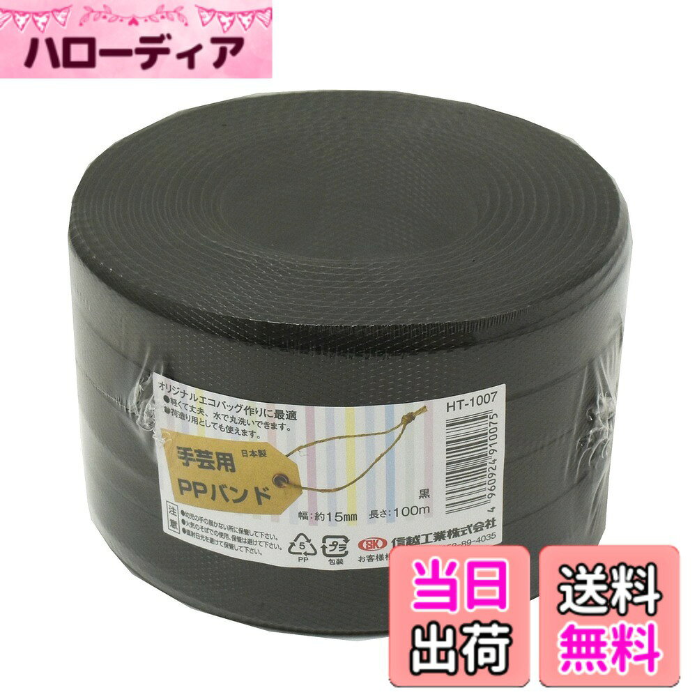 商品情報商品の説明用途: 手芸用として篭や人形等の作成に人気のPPバンド荷造り用としても使用できる。 主な仕様 本体サイズ: 15mmx100mbr素材: PPbrカラ—: 黒本体サイズ :15mmx100mbr主な製造国 :日本
