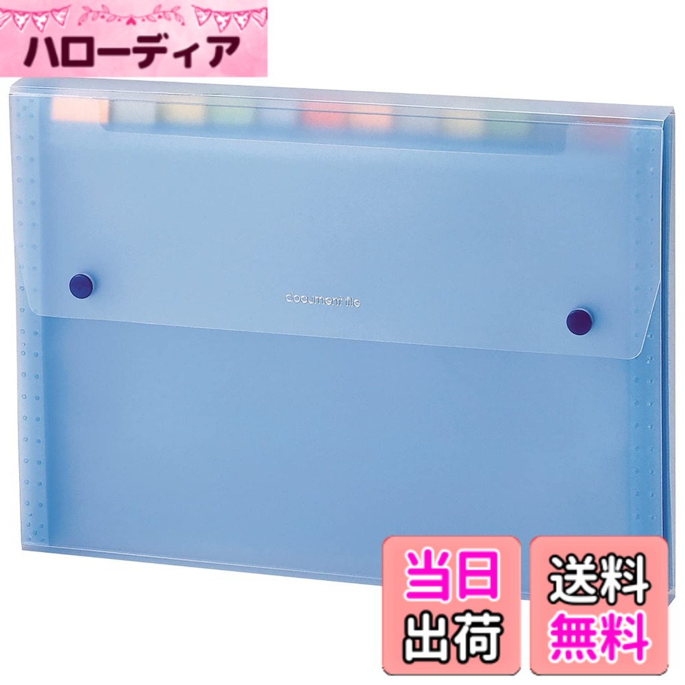 商品情報商品の説明サイズの違う書類や伝票などをまとめて整理できる、13ポケットのドキュメントファイル。　A4サイズがゆったり入る、ちょっと大きめサイズです。　携帯に便利な軽くて丈夫なPP製です（再生PP）。　差し替えができるカラー見出し付。...