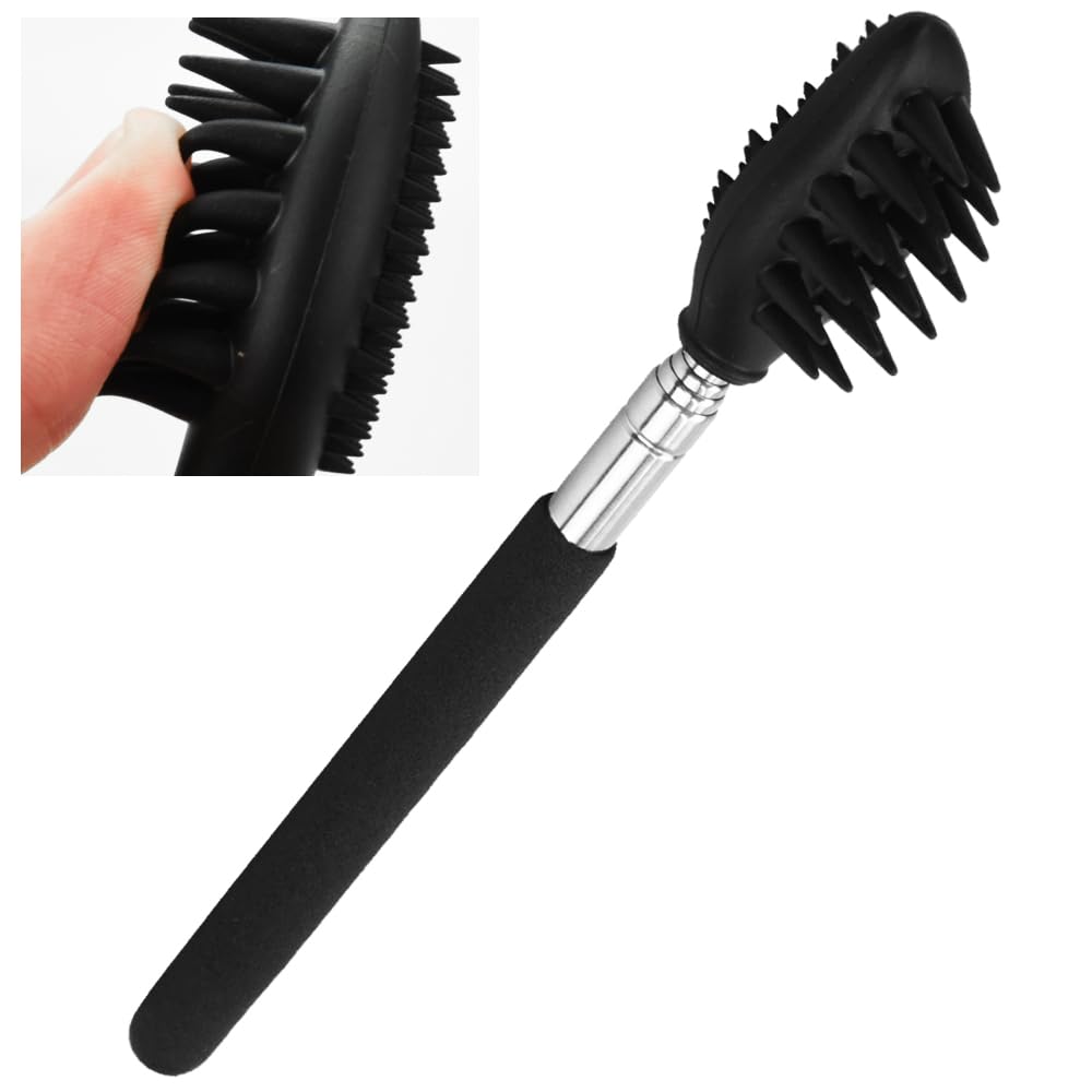 商品情報商品の説明主な仕様 1人暮らしの方でも人に頼まず自分だけで背中に手が届く孫の手です。一般的な硬い素材の孫の手で背中に触れると肌が傷付いてしまう/長さの融通が利かない…といったお悩みに応えます。ヘッド部分には肌に優しく程良い刺激を与え...