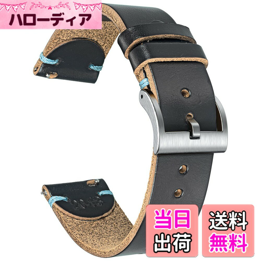 商品情報商品の説明主な仕様 1. 美しいHorweenレザーと巧みに作られた時計ストラップ- Horween Genuine,色だけでなく、それは馬革の特定の部分から、非常に特定の革である。丈夫で厚みがあり、しなやかで、デイリーウェアやスポ...