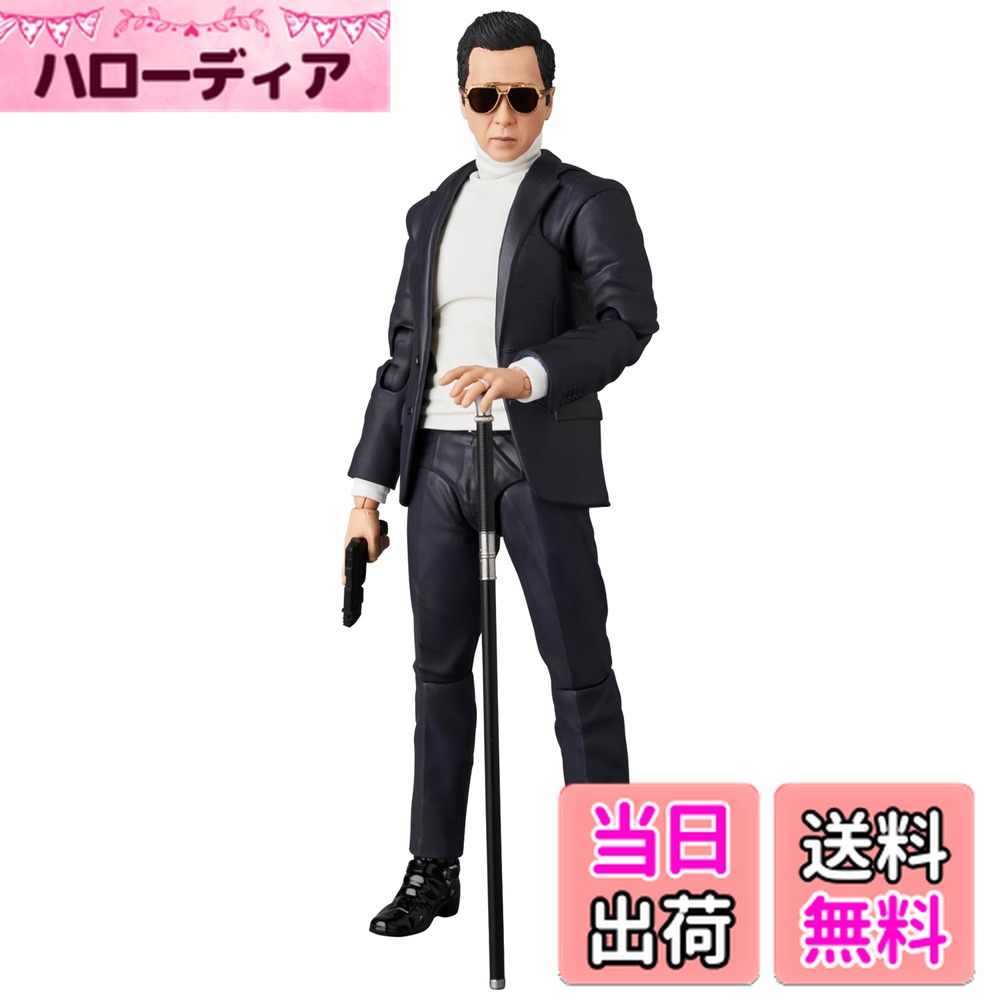 商品情報商品の説明最高のフォルムと抜群の可動領域を両立!史上最強のアクションフィギュア! PAYBACK TIME. 映画『JOHN WICK: CHAPTER 4』より「CAINE」のMAFEXが登場! 仕込み杖、モーションセンサー等、印...