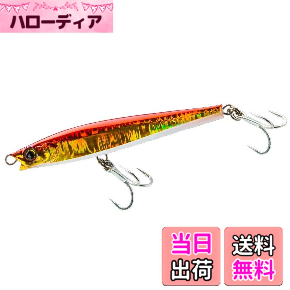 商品情報商品の説明ジグの飛距離xプラグのアピール力! 最大飛距離100mオーバー! ◆高強度の肉厚ボディと貫通ワイヤー構造 ◆水平姿勢でのローリングフォールアクション ◆多彩なアクションを演出可能主な仕様 重量:40gbrリングサイズ:#4...