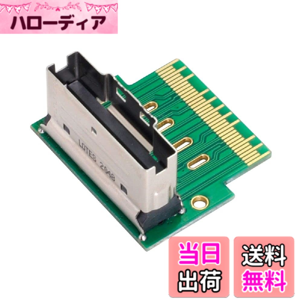 商品情報商品の説明PCI-E Slimline SAS 4.0 SFF-8654 8i74pinからSFF-865474pinオス-メスエクステンダーアダプター角度付きテストツール このアダプタは、内部デバイスを接続するために使用できます。...