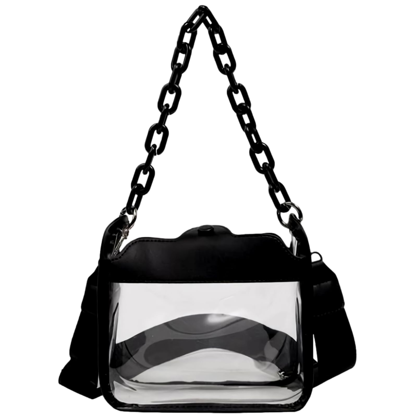 商品情報商品の説明主な仕様 【推し活・ぬい活に♪】 ぬいポーチにもなる、スクエアタイプの透明ショルダーバッグです。ぬいぐるみがよく見える全面クリア仕様です。お気に入りのぬいぐるみと一緒にお出かけしましょう♪【小さくて可愛い！】小さめのサイズ...