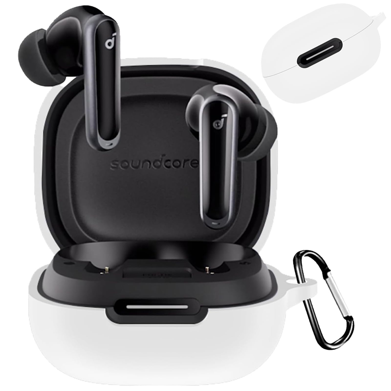 商品情報商品の説明CIOODDW Anker p40i ケース 対応 anker soundcore p40i 液状シリコン アンカー p40i ケース 全面保護 充電 LEDライトが見える 耐衝撃 軽量 キズ防止 おしゃれ ワイヤレス充電...