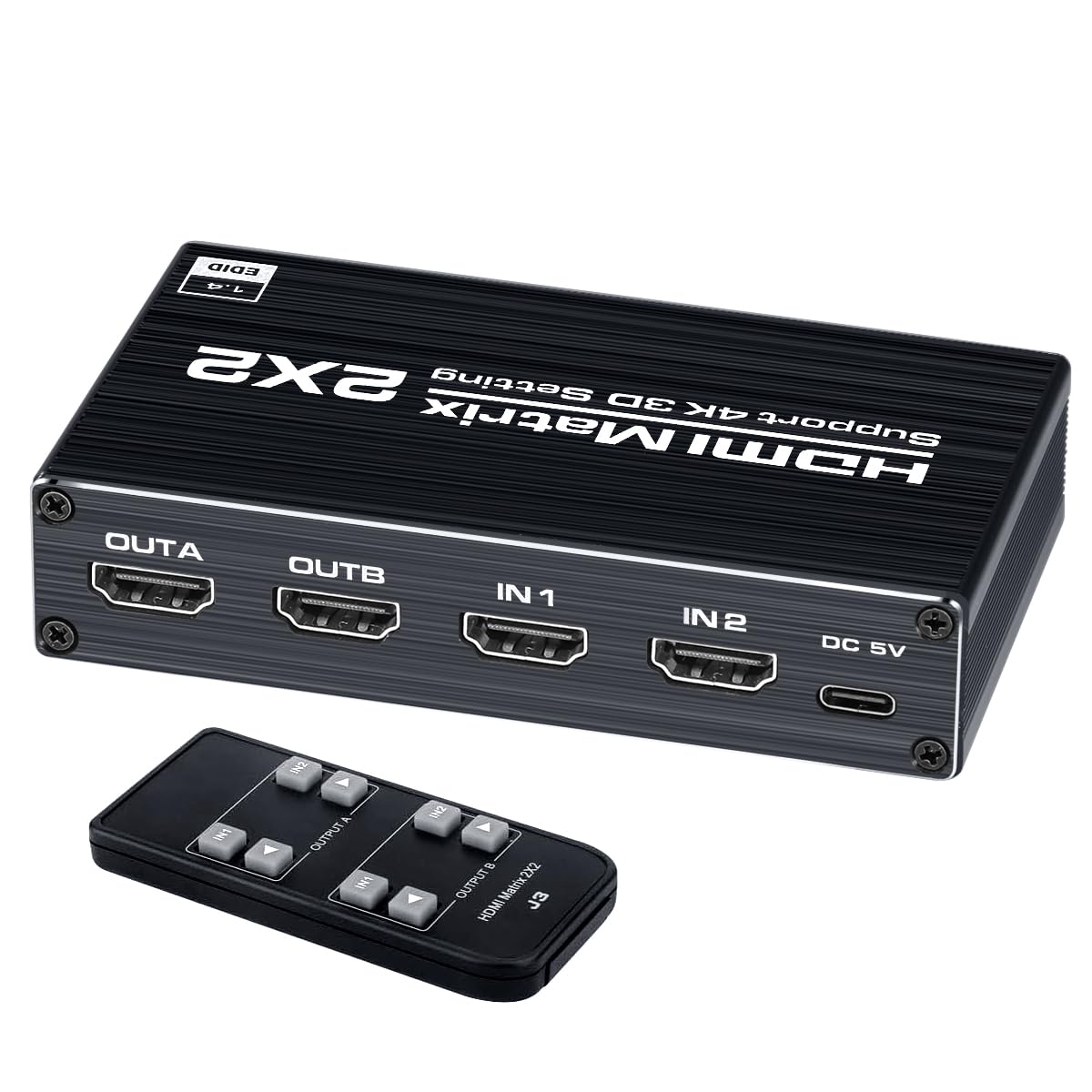 商品情報商品の説明主な仕様 2台のHDMIディスプレイ機器に対して、2台のHDMI機器（ゲーム機・レコーダー等）を自在に振り分けられる上に、1台の入力信号を同時出力（2分配）することも出来ます。面倒な付け替える手間を省き、端子の故障も防げま...