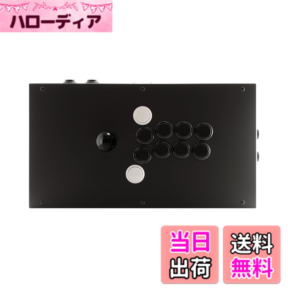 商品情報商品の説明高い信頼性を誇り、多くのプレイヤーにとって馴染みのある三和電子製レバーとスイッチを採用したアーケードスティックコントローラーの「FightBox M9 R3L3」は、オーソドックスなスティック+8ボタンのレイアウトに加え、...