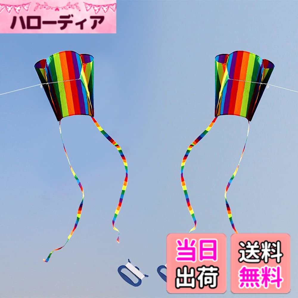 商品情報商品の説明主な仕様 【高品質】カイトは高品質の耐引裂性ポリエステル生地で作られています。軽量で耐風性に優れています。 30Mの凧糸は耐久性に優れたポリエステル素材を作って、ハンドルも耐久性の高い素材を製作しています。【組み立てが簡単...