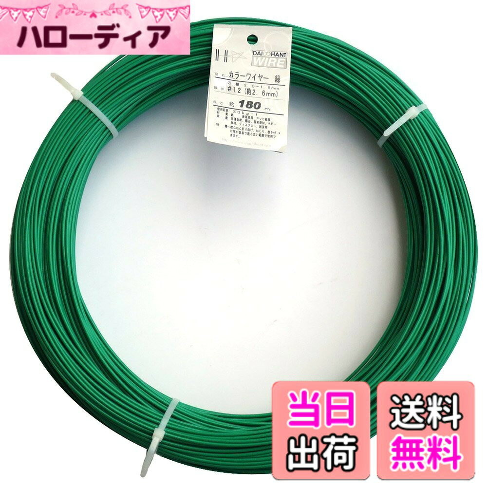 商品情報商品の説明園芸や農業でご使用いただけます。 夏休みの工作やクラフトにもお使いいただけます。 なまし鉄線にPVC(ポリ塩化ビニール)を被膜した針金です。 芯径が細く被覆してしているので、柔らかく曲げやすいです。 結ぶ場合は、本体にキズ...