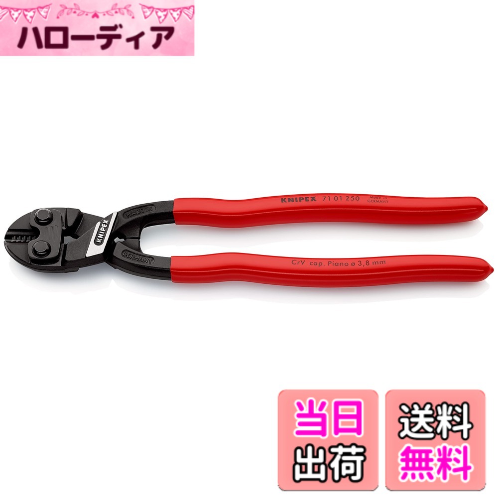 商品情報商品の説明●質量(g):465 ●大きな断面積の高硬度材料もパワフルに切断します。 ●切断力を最大に引き出す両手操作。 ●同じ大きさの強力ニッパーに比べ、力を60%節約します。 ●特殊なジョイント構造によって、手の力を40倍に増強し...