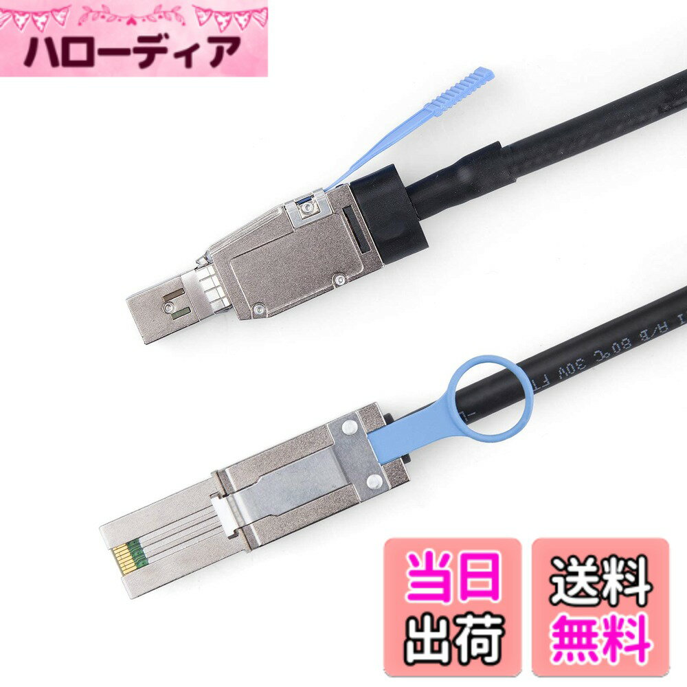 商品情報商品の説明主な仕様 ★【仕様】SFF-8644 to SFF-8088 ケーブル、1メートル、*ケーブルの長さには、2つのエンドコネクタが含まれています。★【仕様】AWG30 双軸 8ペア 高帯域幅 低スキューワイヤ インピーダンス...