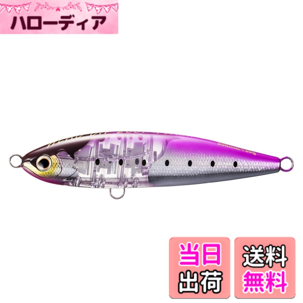 商品情報商品の説明シマノ(SHIMANO) オフショア トップウォーター オシア ヘッドディップ 200F フラッシュブースト XU-T20S 002 Fピンクイワシ主な仕様 タイプ：フローティングサイズ(mm)：200br対応魚種:ブリ ...