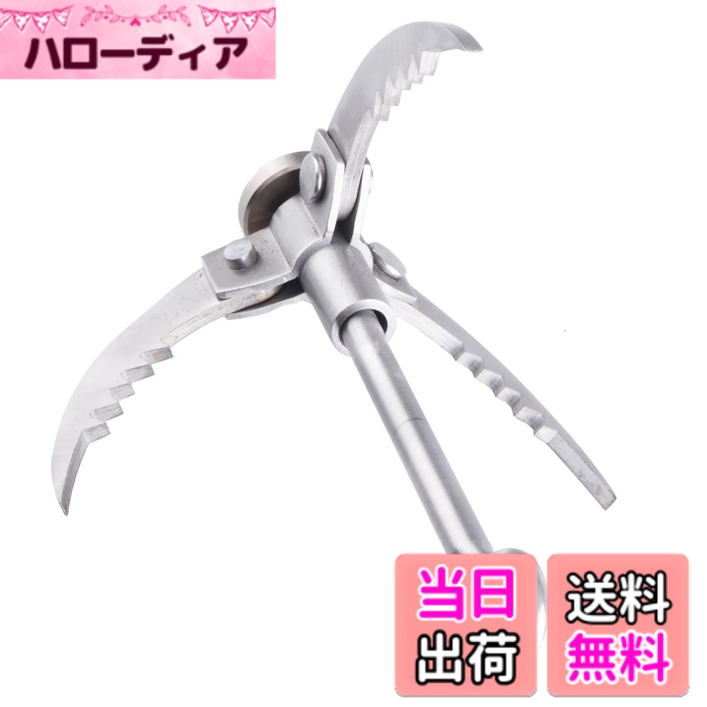 商品情報商品の説明主な仕様 【仕様】- 材質：ステンレス鋼　サイズ：16x16x19cm　重量：0.42kg　耐荷重：350kgbr【高強度】- フック部は、油焼入れプロセスで作られて、最高レベルの硬度39HRCを達成し、防錆性・耐摩耗性に...