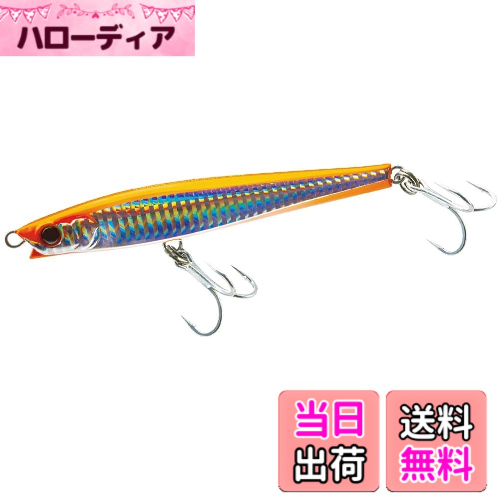 商品情報商品の説明ジグの飛距離xプラグのアピール力! 最大飛距離100mオーバー! ◆高強度の肉厚ボディと貫通ワイヤー構造 ◆水平姿勢でのローリングフォールアクション ◆多彩なアクションを演出可能主な仕様 サイズ：125mmbr重量：60g...