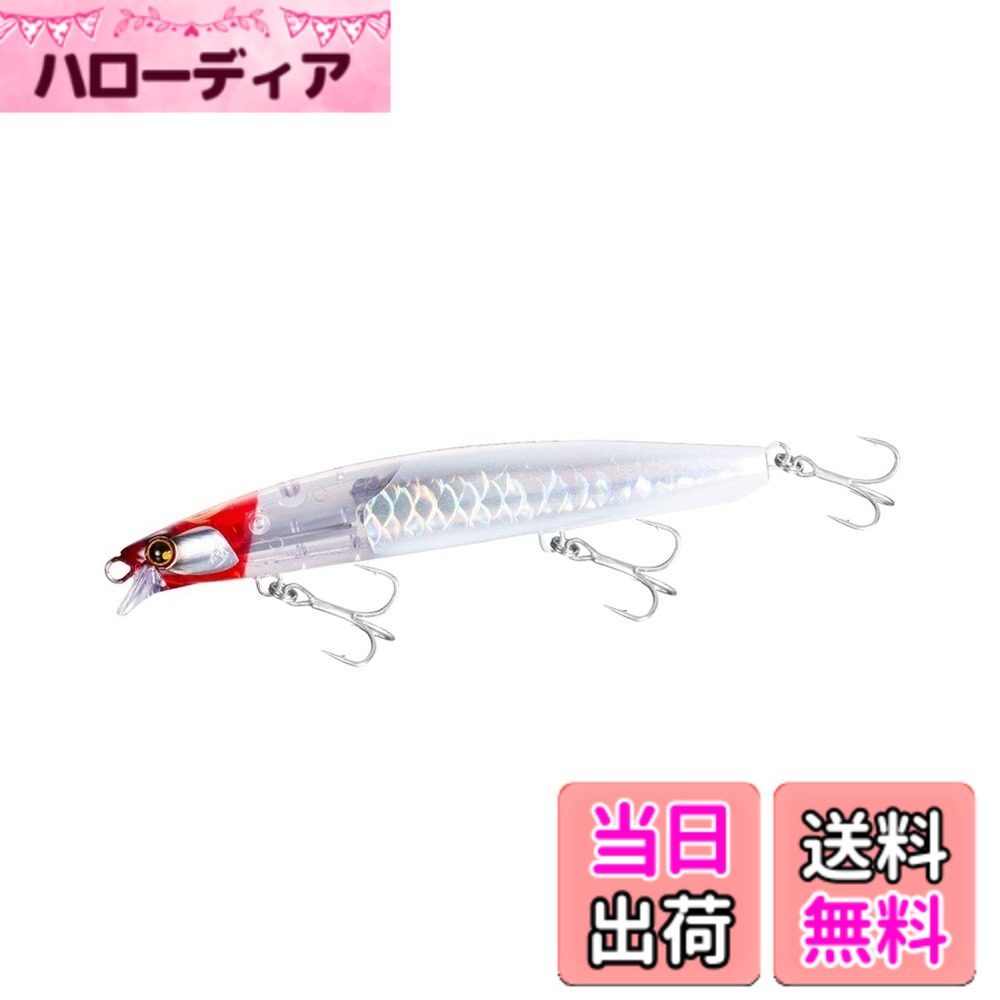 商品情報商品の説明シマノ(SHIMANO) 熱砂 ヒラメミノーSR 130S フラッシュブースト主な仕様 カラー：005 Fレッドヘッドタイプ：シンキング全長(mm)：130br自重(g)：26brフックサイズ：#5x2、テールのみ#4
