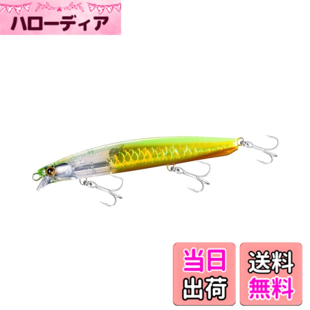 商品情報 商品の説明 説明 シマノ(SHIMANO) 熱砂 ヒラメミノーSR 130S フラッシュブースト 主な仕様 カラー:001 Fヒラメゴールドタイプ:シンキング全長(mm):130自重(g):26フックサイズ:#5×2、テールのみ#...