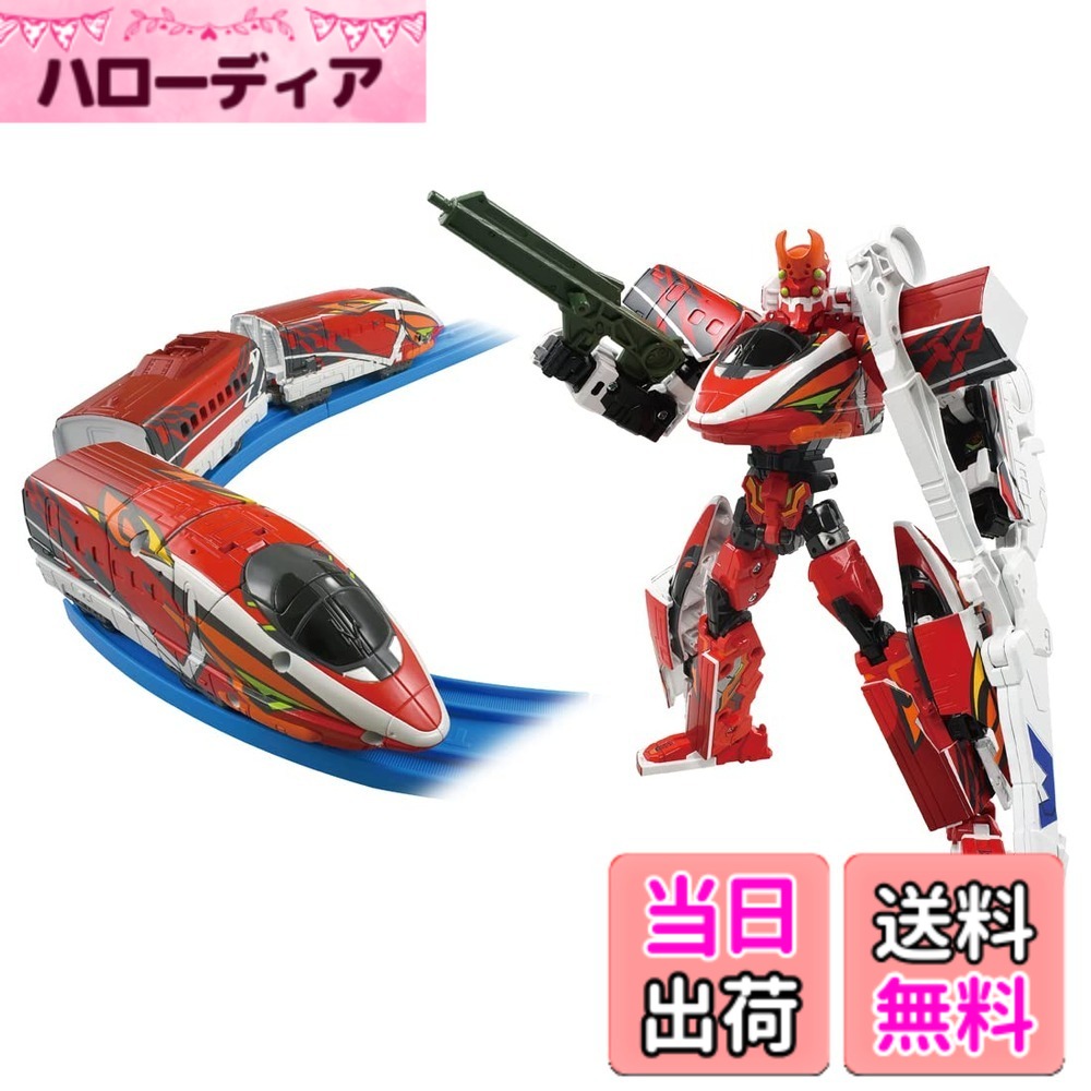 商品情報 商品の説明 商品紹介 『新幹線変形ロボシンカリオンZ』と『エヴァンゲリオン』が再びコラボレーションした、オリジナル車両。 500 TYPE EVAがエヴァンゲリオン2号機仕様にデザインされた架空の機体、「シンカリオンZ 500 T...
