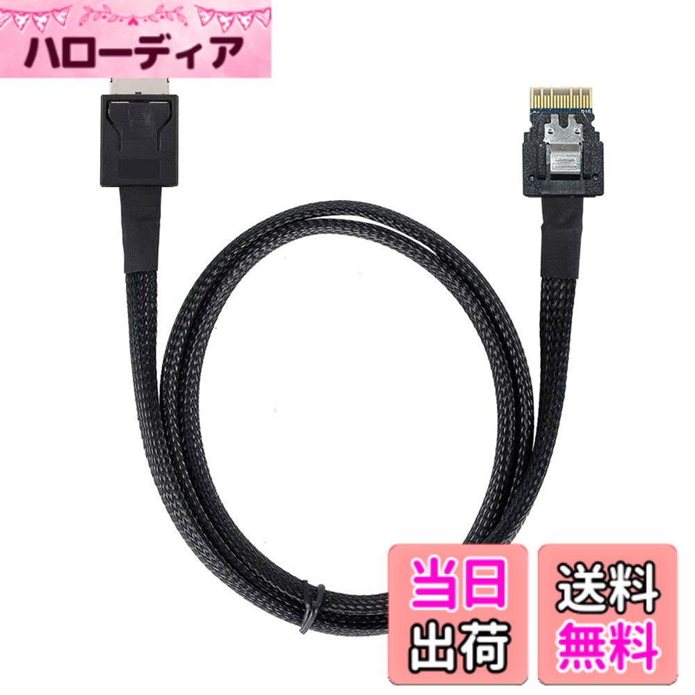 商品情報商品の説明OcuLink PCIe PCI-Express SFF-8611 4i to SFF-8654 スリムライン SSD データアクティブケーブル 50cm このOCuLinkケーブルは、例えば内部機器を接続するために使用で...