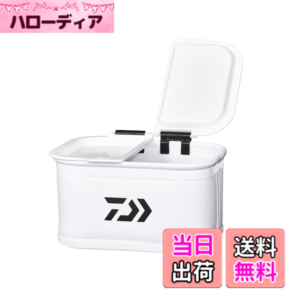 商品情報商品の説明-主な仕様 ダイワ エサバッカン(K) ホワイト MW (エサ箱 エサバッカン)■アイテム：エサバッカンMW(K)ホワイト■本体外寸(cm)：約13x16x9.5br■素材：EVA.PP≪ダイワ エサ箱 エサバッカン≫