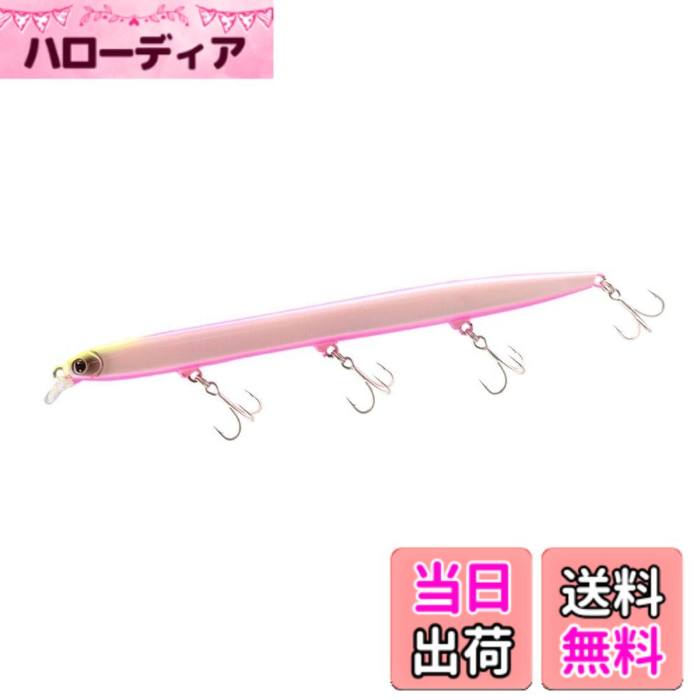 商品情報商品の説明-主な仕様 細身・小型ベイトに偏食している時、激スレ時に最適且つアピール性能をUPさせた150mmサイズ極スリムシルエット【自重(g)】: 11.9【サイズ(mm)】： 150br【タイプ】：スローフローティング【アクショ...