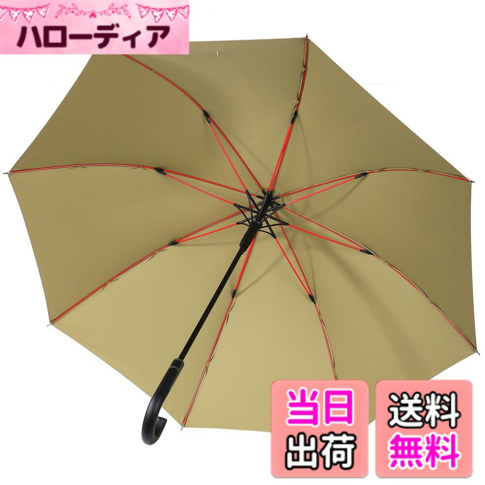 商品情報商品の説明説明 直径120cmと市販されている傘としては超特大サイズ。3人で入ったり、リュックを背負っていてもほとんど濡れない、雨風からしっかり守ってくれます。主な仕様 【★大判サイズの紳士長傘★】：全長:(約)93cm、弧長(約)...