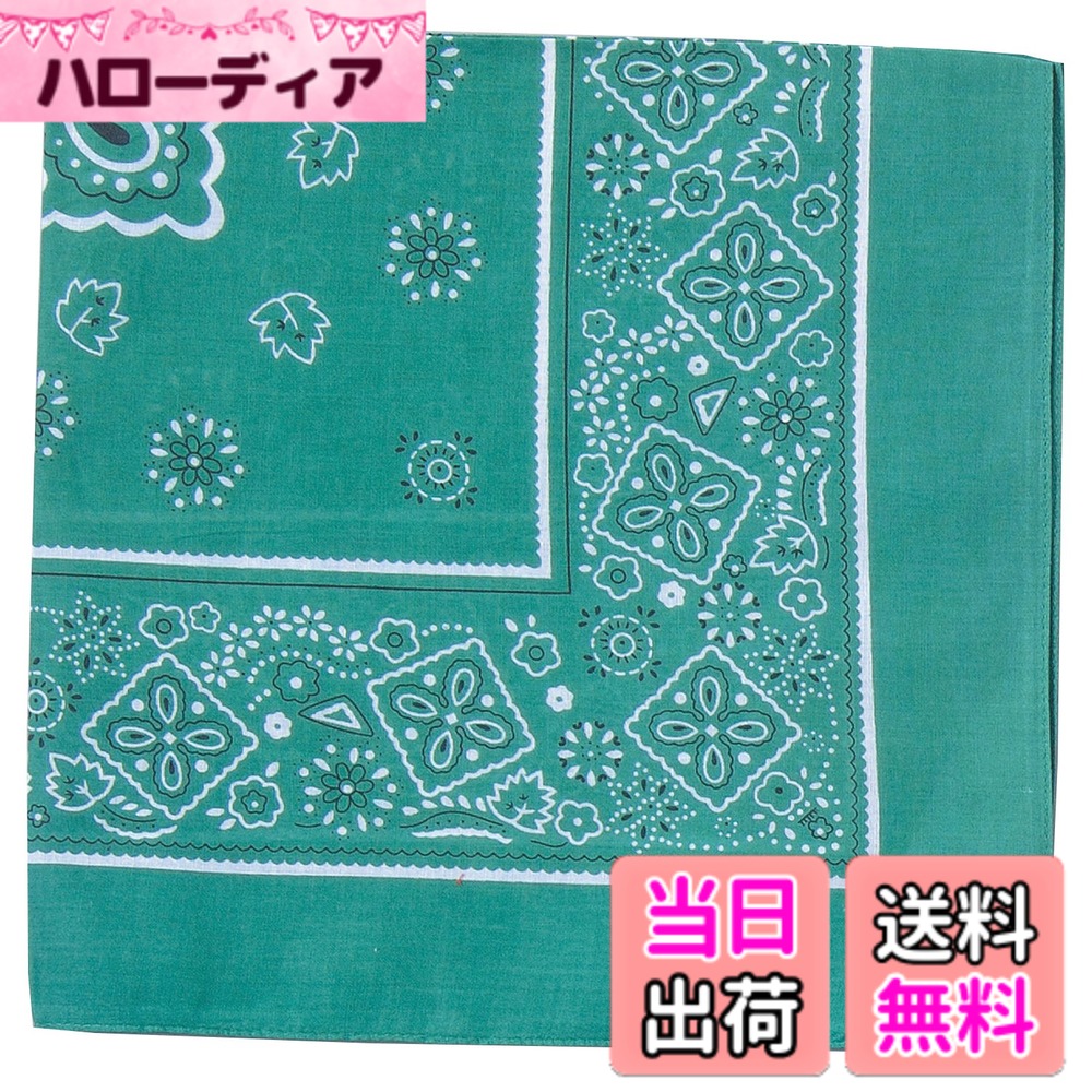 商品情報商品の説明頭に巻いたり、首に巻いたり使い方いろいろ!主な仕様 材質:ポリエステルサイズ約550x550mmbrカラー:緑