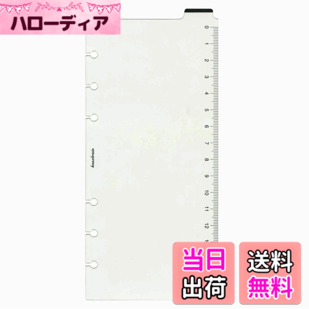商品情報商品の説明インデックス付きで、栞としてもつかえる下敷きです。。・リングを綴じたままでも着脱可能。・16cm定規目盛付き。。・6穴対応。。。サイズ：縦=175mm　横=80mm　。商品色傾向：透明。。主な仕様 品番：522-702