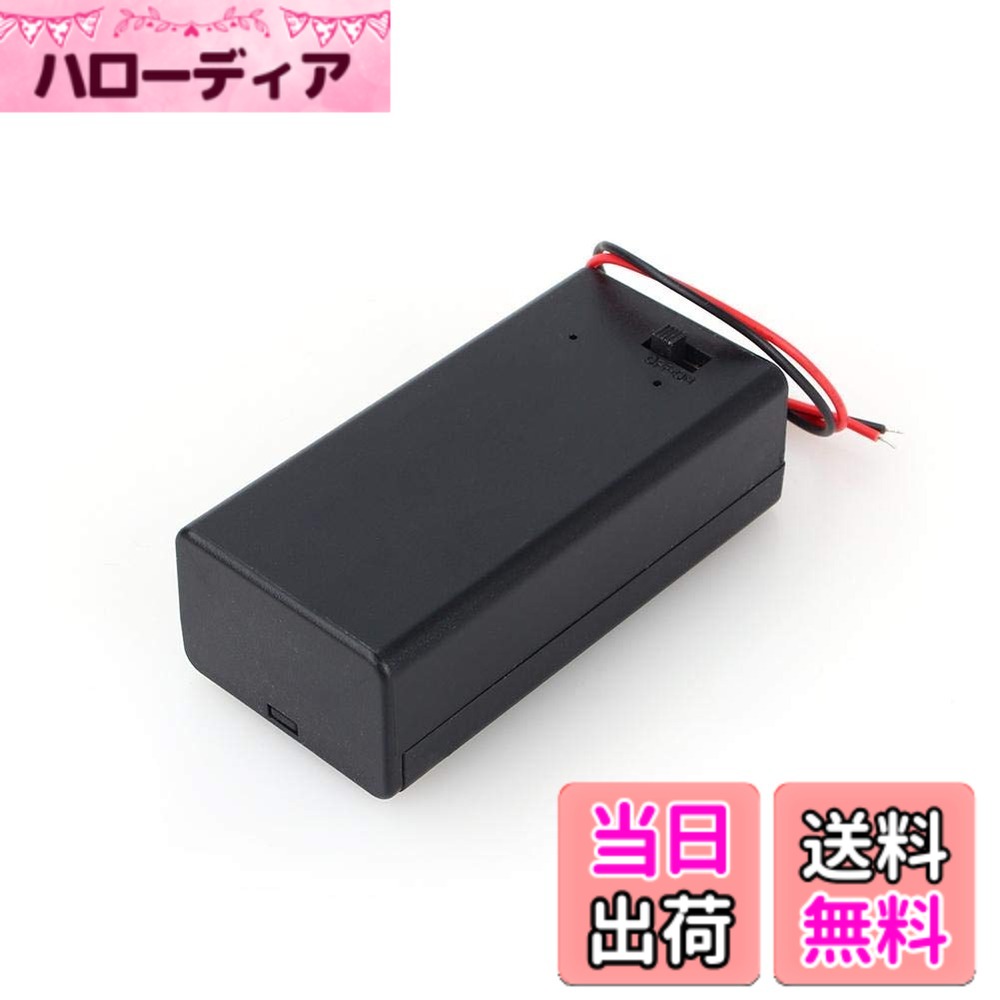商品情報 商品の説明 主な仕様 標準の9Vバッテリーを1個保持 材質：高品質のプラスチック サイズ：約68.02 x 33.24 x 21.58 mm カバーとスイッチ付きのこのバッテリーホルダーは、完璧な外部電源として使用することができま...