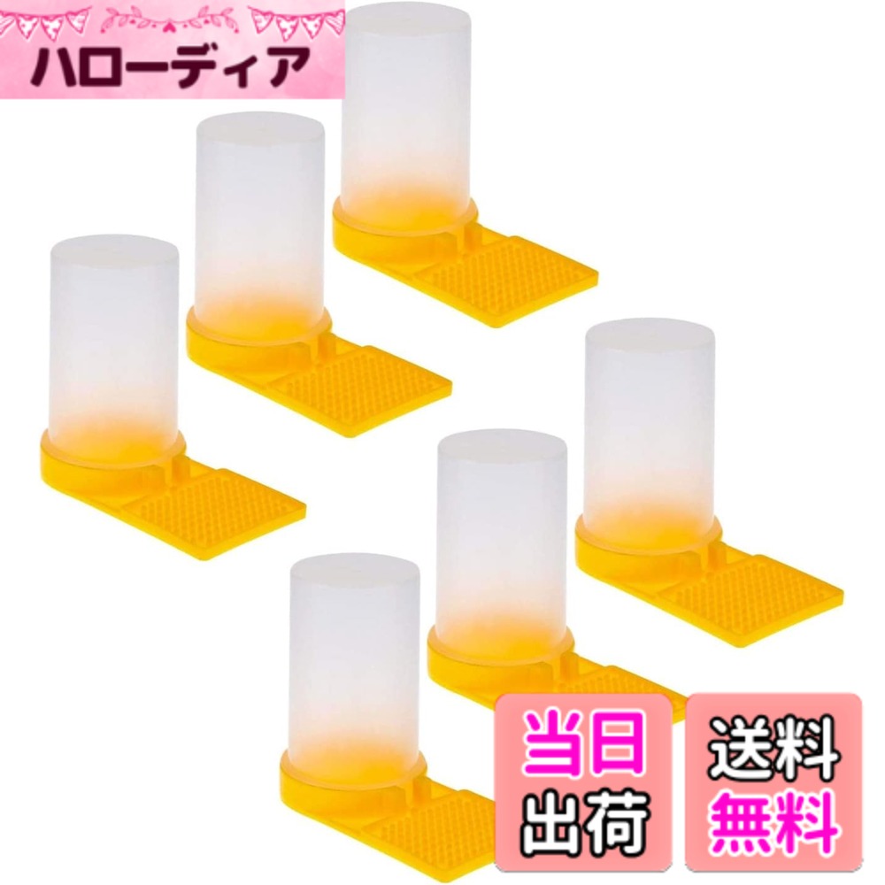 商品情報商品の説明蜜蜂 給餌器 6個入り 給水器 ビーフィーダー 養蜂用給水装置 養蜂器具 ミツバチ用給餌器 凹凸設計 水飲み場 脱水対策 養蜂家 注水簡単 清潔便利主な仕様 色:黄色。 材:塑料。 尺寸:12.5x15x8厘米。 蜜蜂食器...