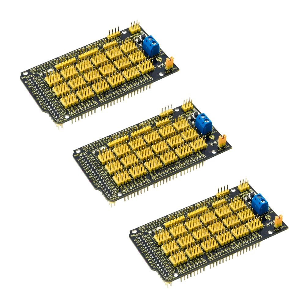 商品情報商品の説明特徴: リセットボタン付き。 電源LEDとD13インジケーター付き。 MEGAのデジタルおよびアナログインターフェースを3PINに拡張。 シリアル通信インターフェース付き ICSPインターフェースを拡張。 SPIインターフ...