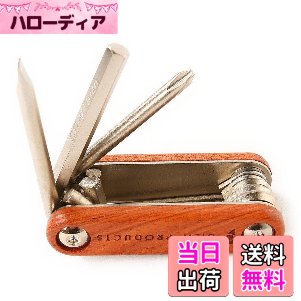 商品情報商品の説明手触りのいい木製ボディ8機能ミニツール。 ウッドボディ/クロムバナジウム 六角レンチ:2、2.5、3、4、5、6mm (+)ドライバー (-)ドライバー L72xW32xH24mm 127g主な仕様 英語名:8 Funct...