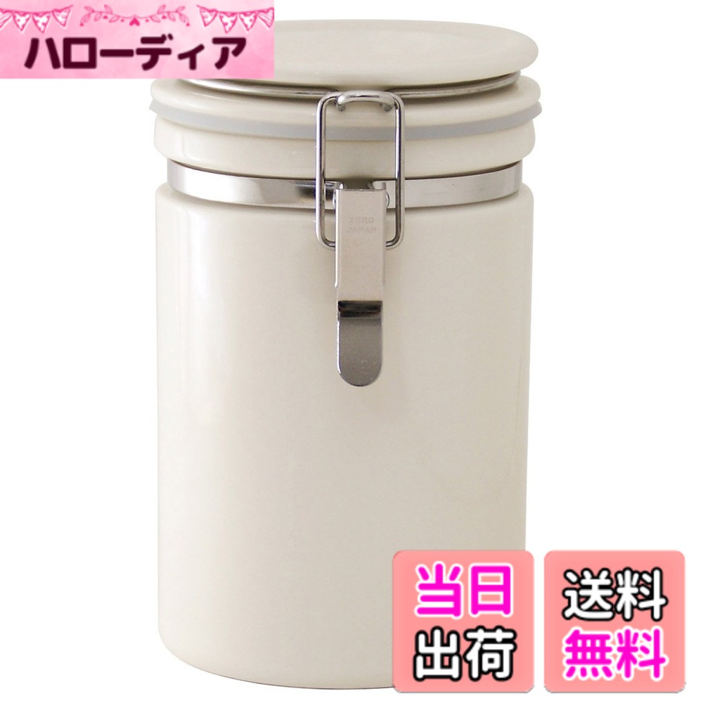 商品情報商品の説明セラミックキャニスター(陶器密封瓶)は、ZEROJAPANの原点ともいえるアイテムで、アメリカ最大手のコーヒーチェーンでもコーヒー豆の保存容器として採用されていた実績豊富な商品 高い密封性に加え、光から食品の変質を防ぐ透光...