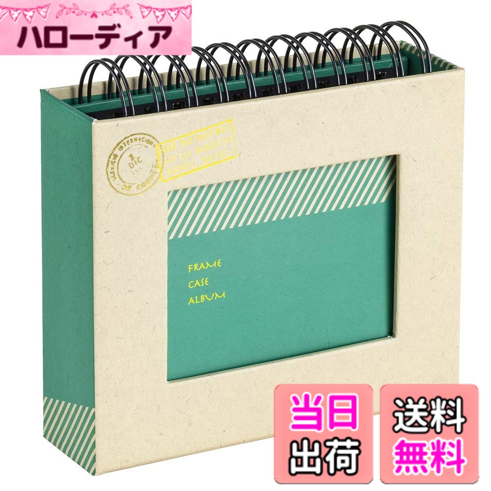 商品情報商品の説明●本体寸法:タテ150xヨコ160x背巾40mm ●本体重量: 260g ●印刷ポリプロピレン貼表紙 ●リング式製本 ●台紙:ポリプロピレン製L判3層黒エンボス台紙30枚(写真収納枚数: L判60枚)主な仕様 色:グリーン...