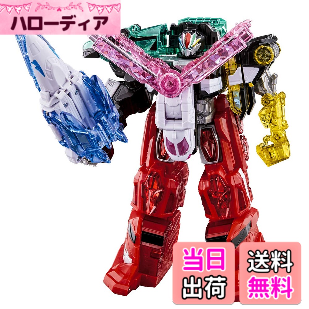 商品情報 商品の説明 商品紹介 『魔進戦隊キラメイジャー』より、 「キラメイジャー ロボシリーズ01 魔進合体 DXキラメイジンセット」が登場！ 5体のキラメイ魔進がセットになっており、5体を合体させるとキラメイジンが完成！ クリアパーツと...