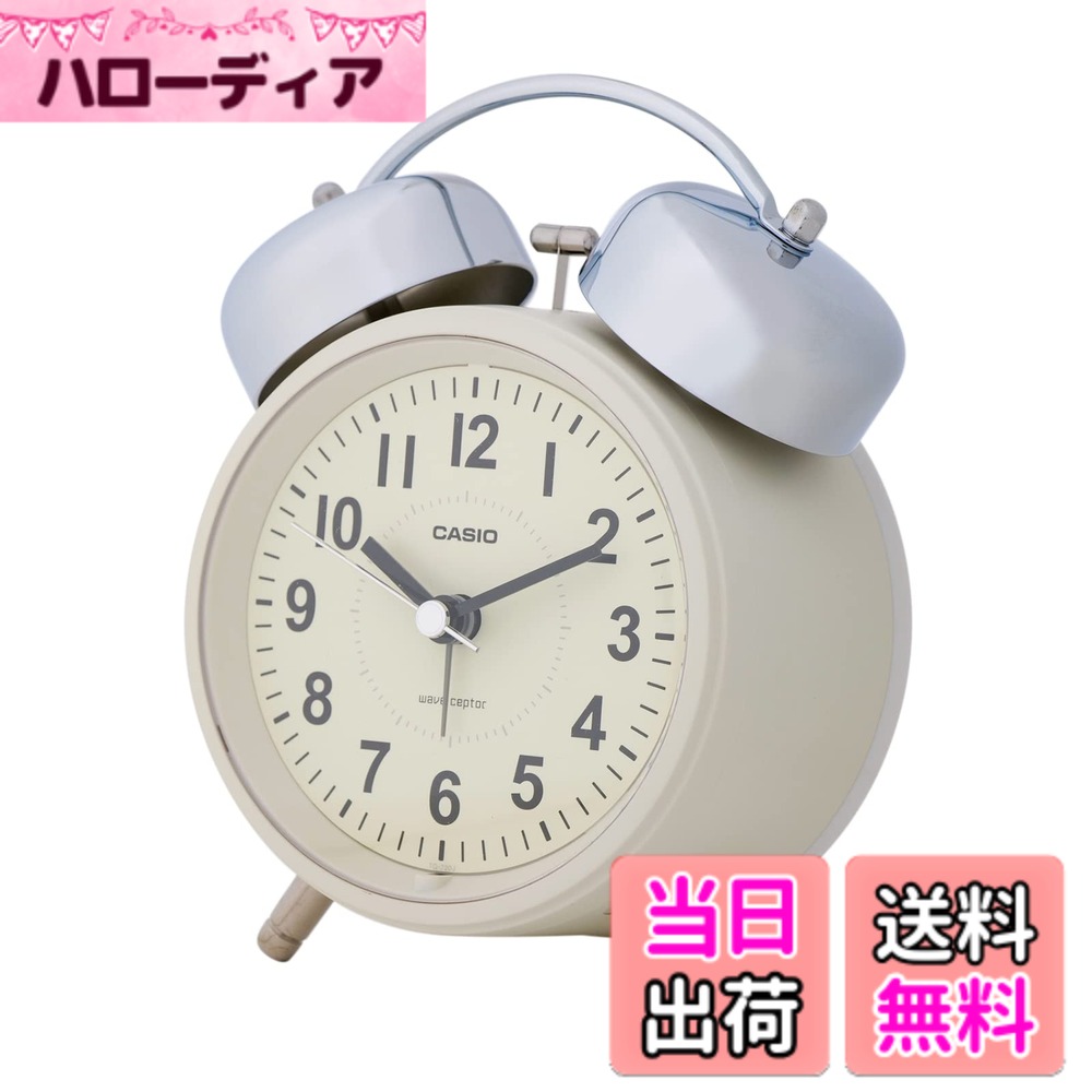 商品情報商品の説明●ベルが2つついた両打ちツインベルが特長の大音量目覚まし時計 ●時刻合わせ不要の電波時計 ●二度寝を予防するスヌーズ機能や、暗闇でも時間を確認できるライトなど目覚まし時計として十分な機能を備えています ●秒針の動きが読みや...