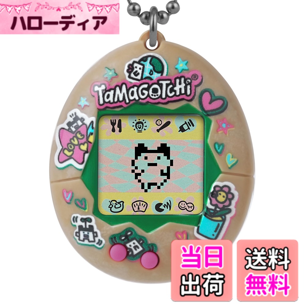 商品情報商品の説明商品紹介 Original Tamagotchi Celebrationデジタルペットは、地球を祝うためのアーストーンのデザインで90年代のオリジナルプログラミングへの愛を祝っています。 シェルはタンとグリーンで、白い「T...