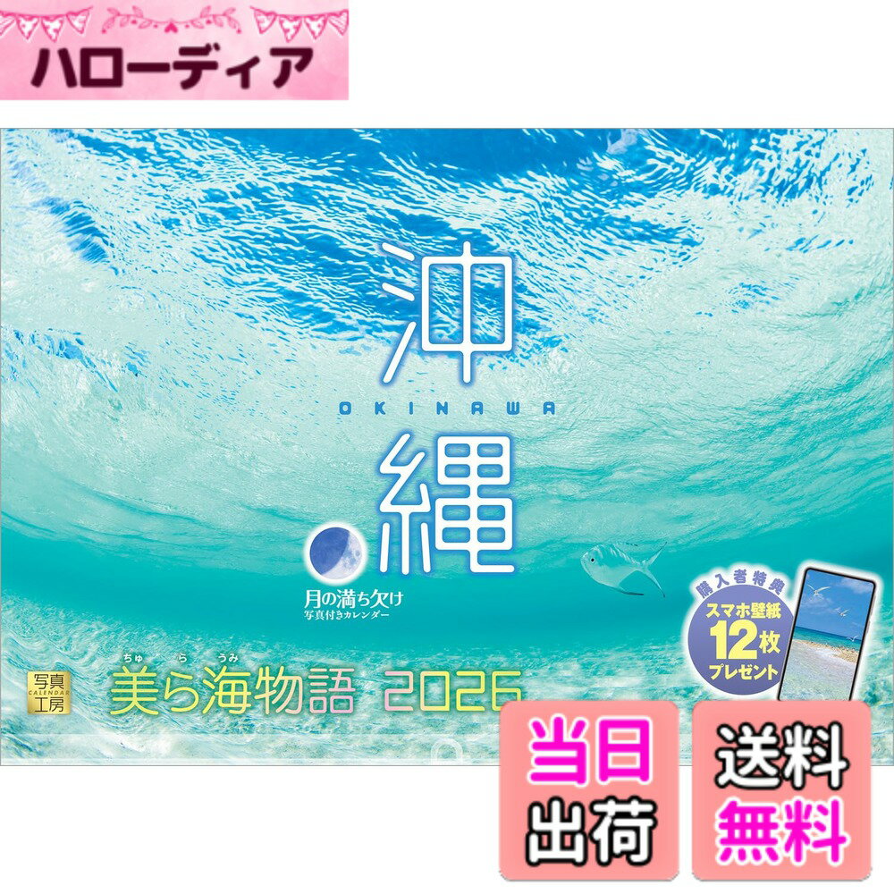 商品情報商品の説明真っ白な砂、高い透明度の水とエメラルドグリーンの輝き──沖縄の海は美しく表情も多彩。誰もが憧れる「美ら海」を堪能できる、魅力あふれるカレンダーです。 爽やかな潮風までもが感じられるような、臨場感あふれる写真で綴られています...